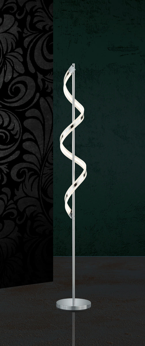 LED Integrated Floor Lamp, finished in Chrome (1542SYD472910106 ...