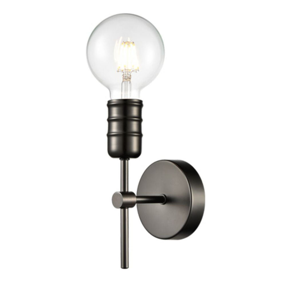 1 Light Industrial Wall Light Gun Metal (0194IMP81) – Harrison Lighting