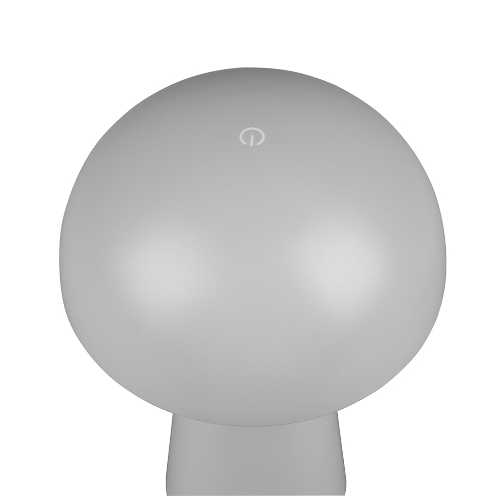 LED Integrated Table Lamp in Ultimate Grey USB Chargeable (1542LEN5217 ...